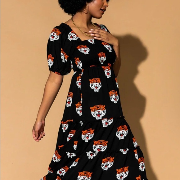 Dressed in LALA | Dresses | Dressed In Lala Black And Orange Tiger ...